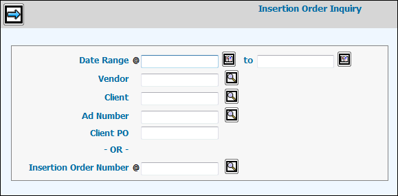 Insertion Order Inquiry