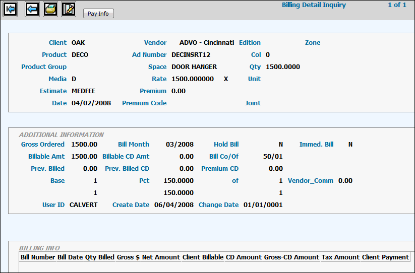 Insertion Order Inquiry