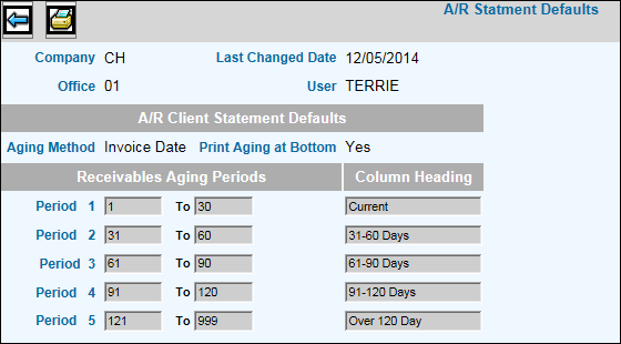 AR Statement Format Inq